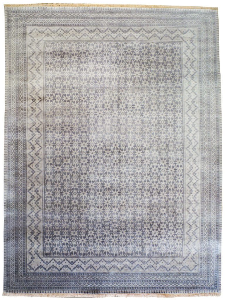 Geometric Gray Transitional Carpet - Orley Shabahang